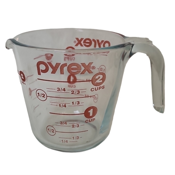 Pyrex | Kitchen | Vintage Pyrex 2 Cup Clear Glass Measuring Cup 9 Usa ...